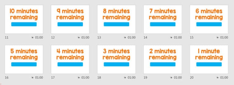 PowerPoint Timer Slides – Gifted Guru
