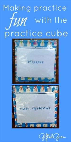 Making Practice Fun – The Cube Way – Gifted Guru