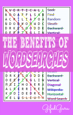 The Benefits of Wordsearches – Gifted Guru
