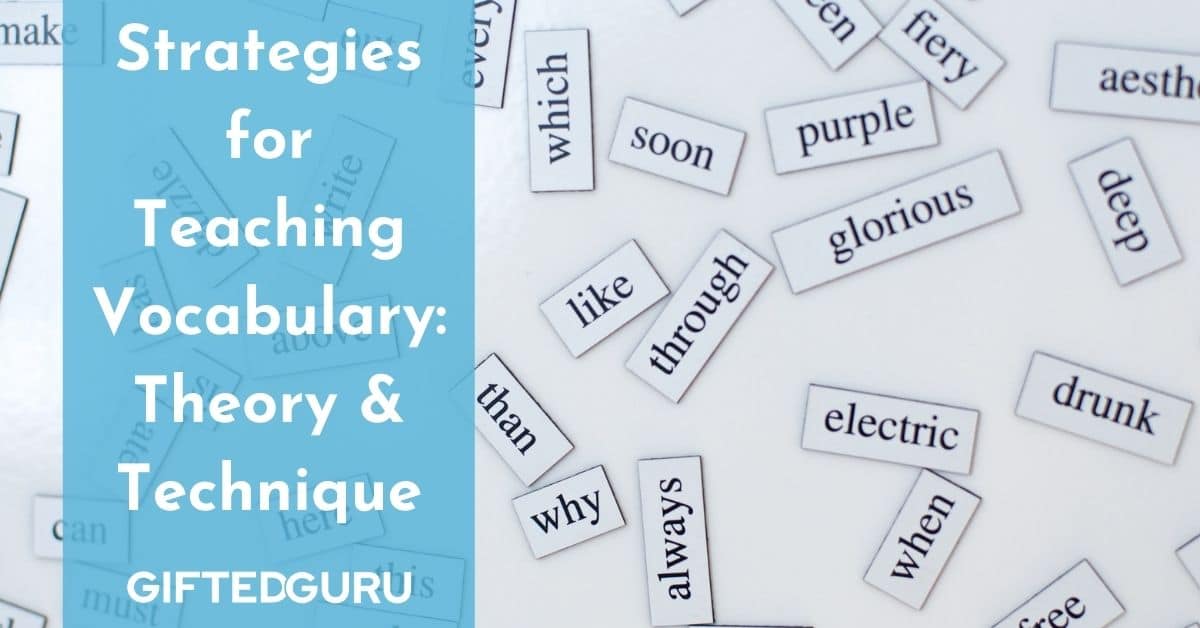 Strategies For Teaching Vocabulary Theories And Techniques For