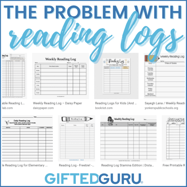 The Problem with Reading Logs: Reader Q & A – Gifted Guru