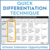 Quick Differentiation Technique: Scholar Extension Opportunities ...