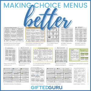 Making Choice Menus Better – Gifted Guru