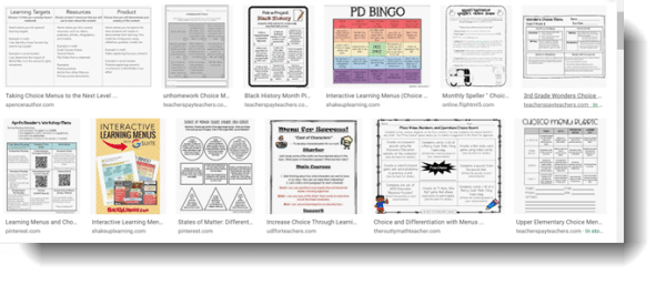 Making Choice Menus Better – Gifted Guru