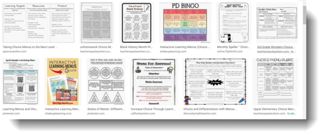 Making Choice Menus Better – Gifted Guru