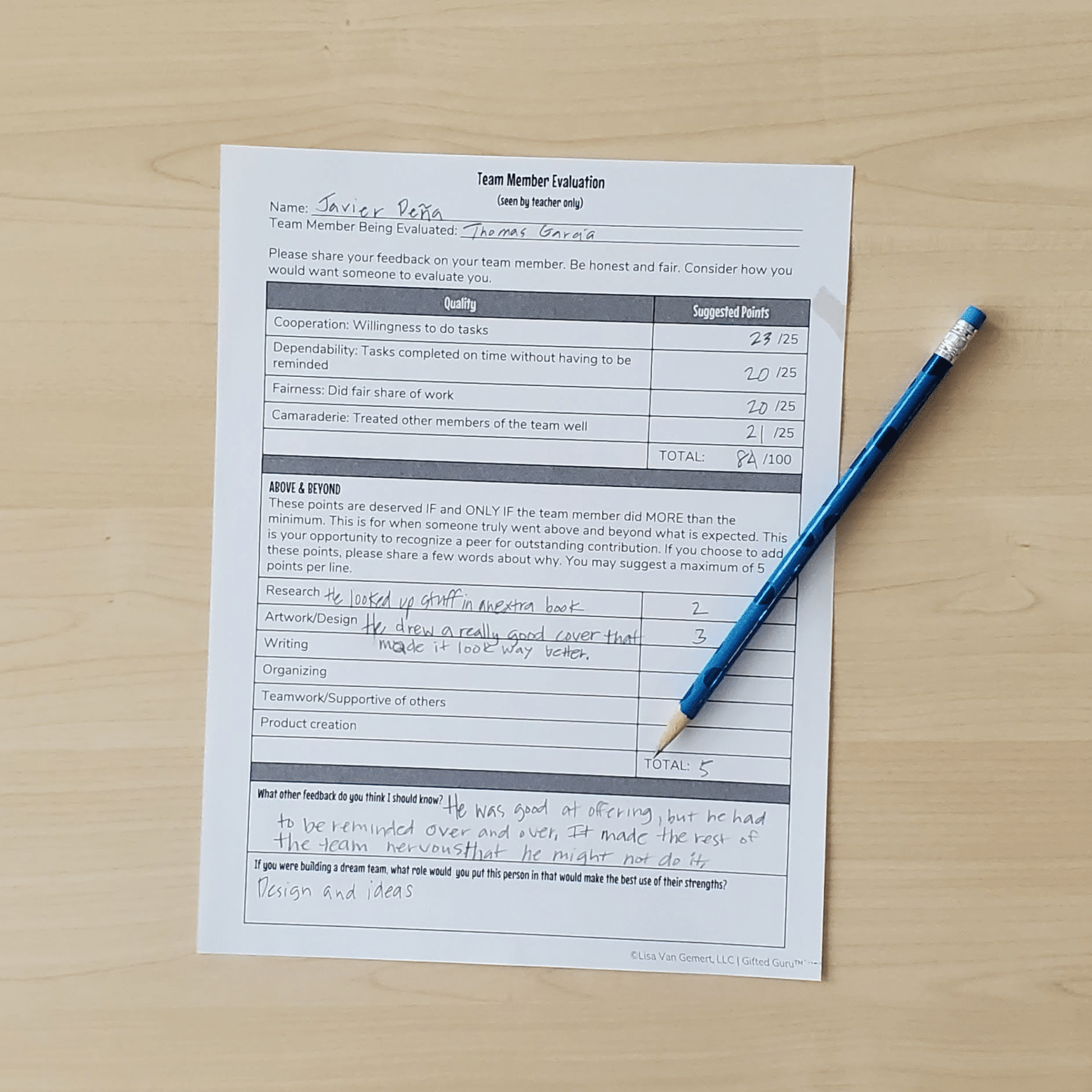 Group Work Feedback: How and Why - Gifted Guru