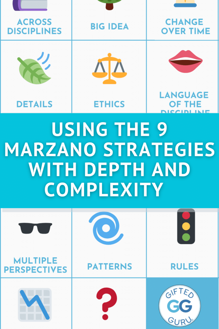 Using the Marzano Strategies with Depth and Complexity – Gifted Guru
