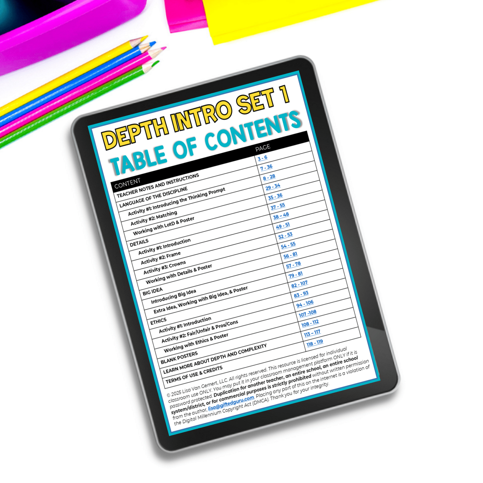 Introducing Depth & Complexity Thinking Prompts to K-2 Students (The ...